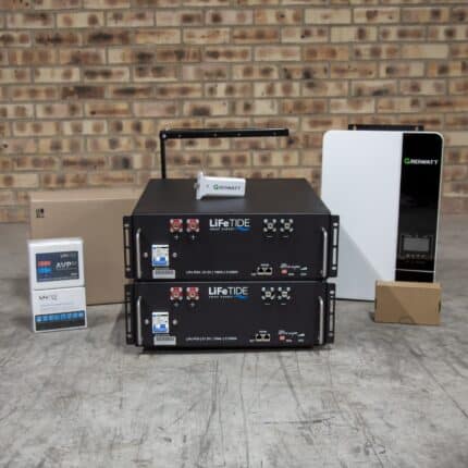 5kW Growatt LoadShedding Kit | Inverter+Batteries | LiFeTIDE