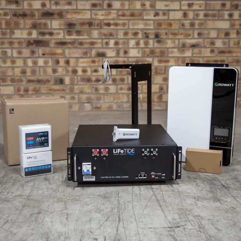 5kW Growatt LoadShedding Kit | Inverter + Battery | LiFeTIDE