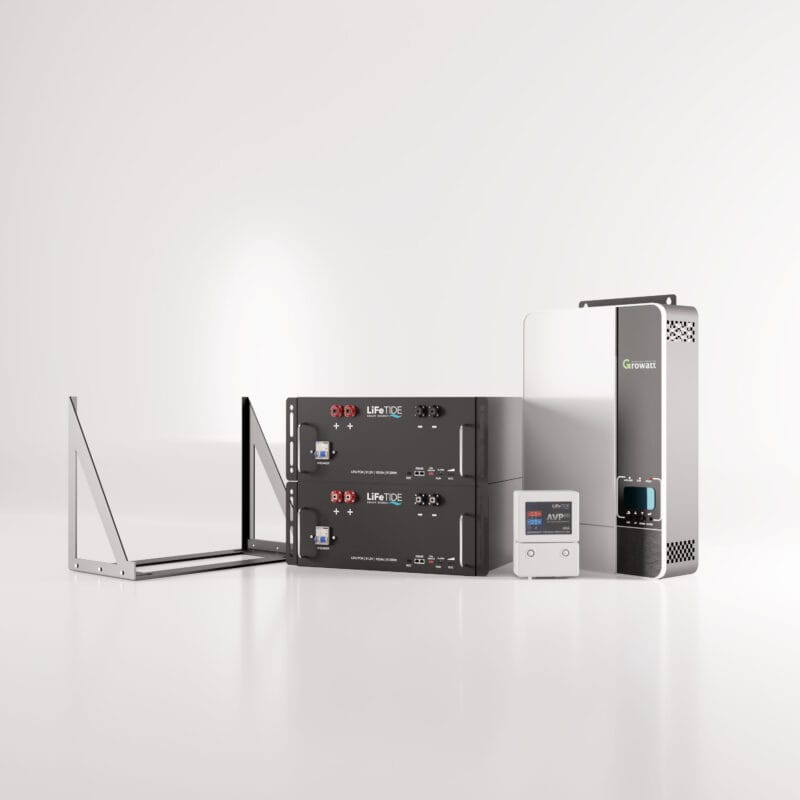 5kW Growatt LoadShedding Kit | Inverter+Batteries | LiFeTIDE