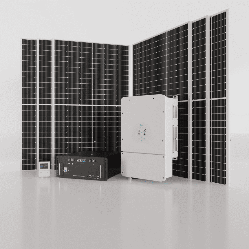 8Kw Deye Solar System | 5120Wh Battery | 5x JA Solar Panels