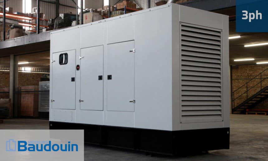 250kVA Baudouin Silent Diesel Generator 3-Phase | LiFeTIDE