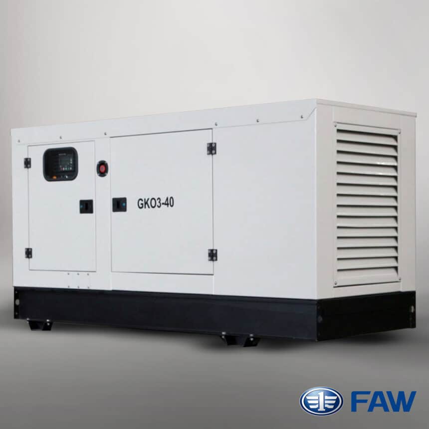 40kVA FAW Silent Diesel Generator 3-Phase | LiFeTIDE