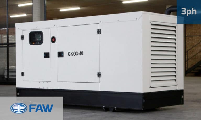 40kVA FAW Silent Diesel Generator 3-Phase | LiFeTIDE